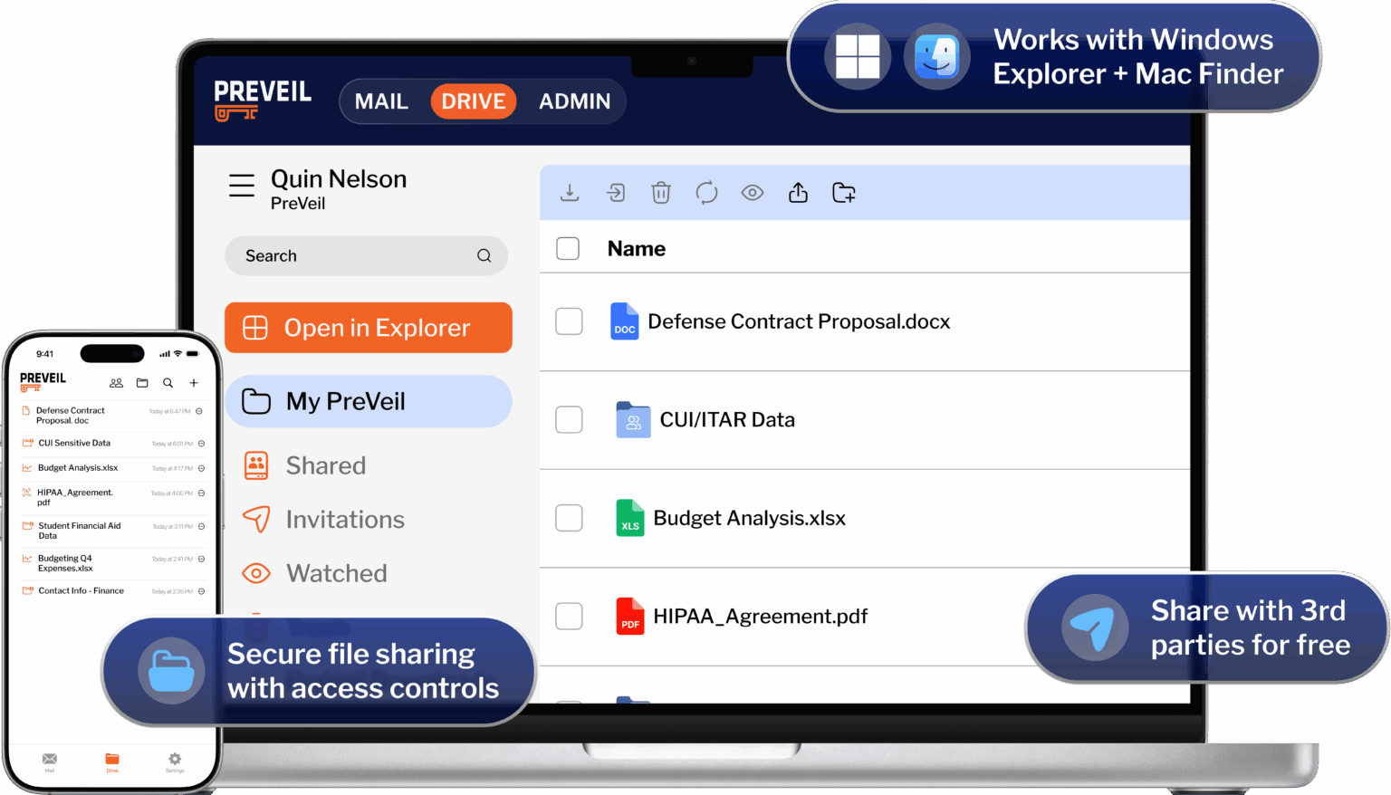 Encrypted Email and File Sharing for CMMC Compliance | PreVeil